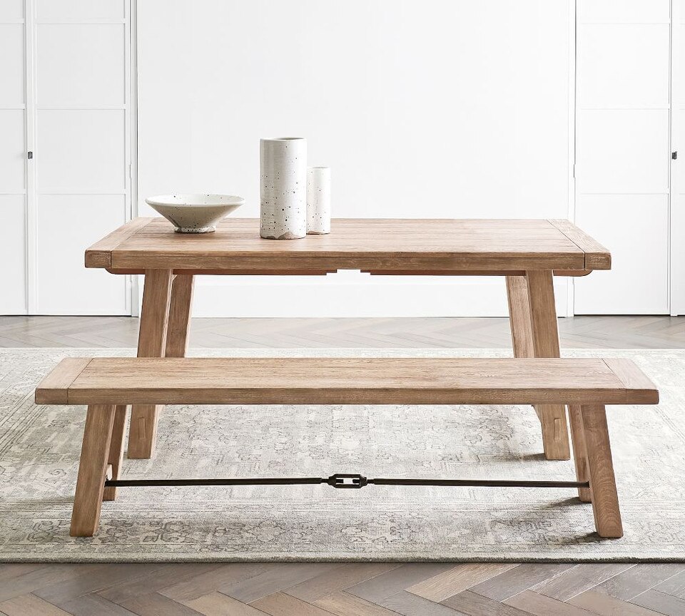 Benchwright Dining Bench Seadrift Pottery Barn Australia